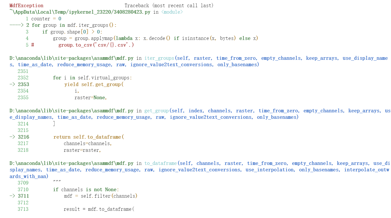 is it possible to give a warning about which channel/signal's datatype is wrong, skip the ...