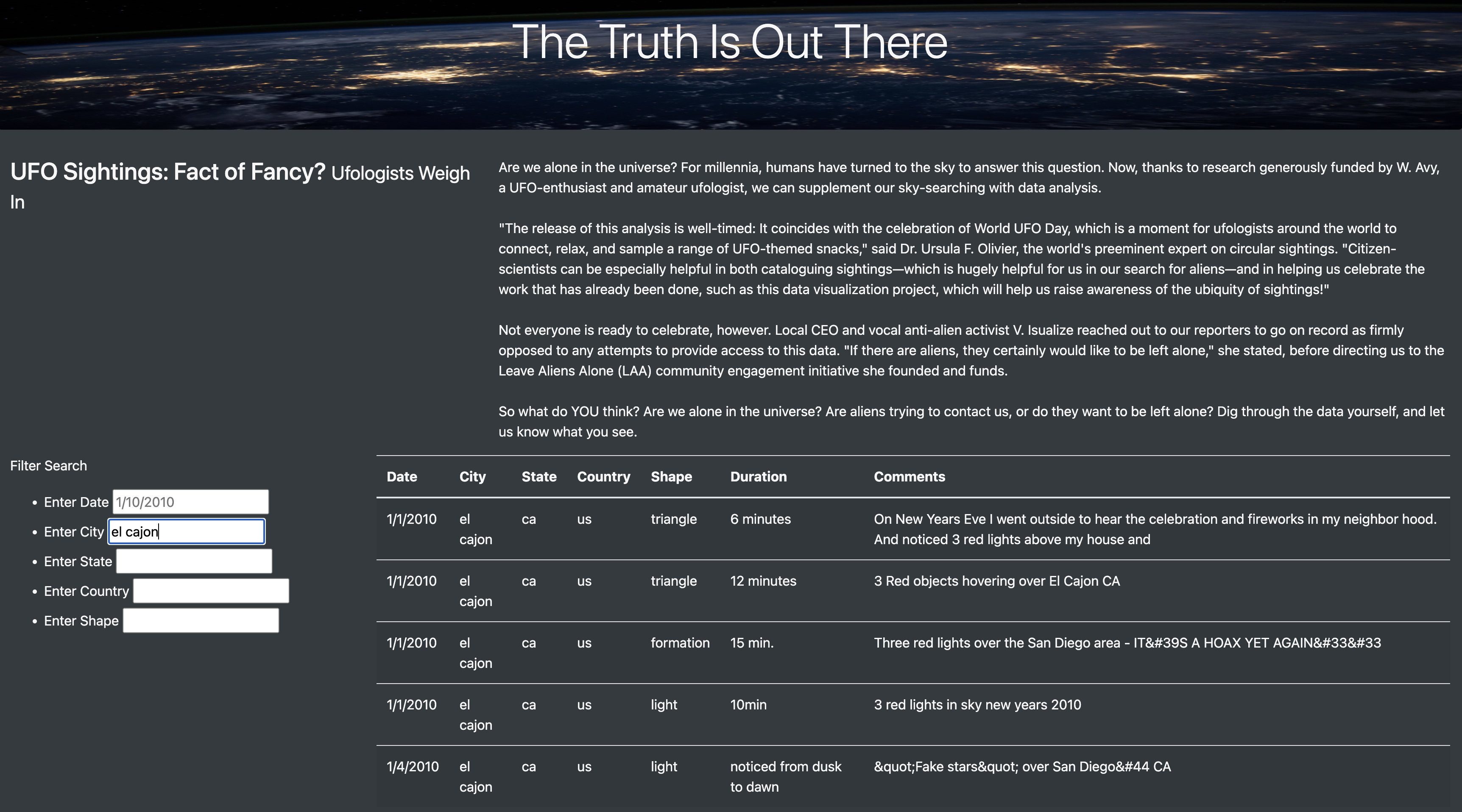 GitHub - GRennie8/UFOS