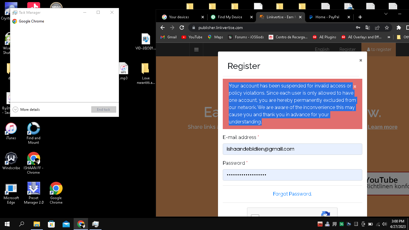 I got banned :( · Issue #59 · BhaskarPanja93/View-Bot-Client · GitHub
