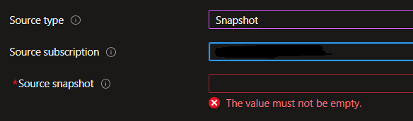 Azurermmanageddisk Has Missing Parameters For Azure Snapshot Disk