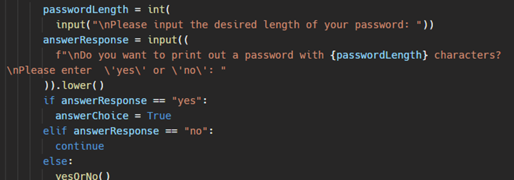 GitHub - DanielPosada330/PasswordGenerator: The purpose of this program is to allow a user to ...