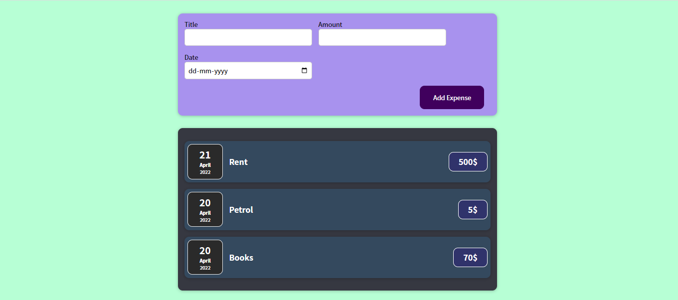 GitHub - samidh0804/ReactJs-ExpenseTracker: We can track our expenses ...