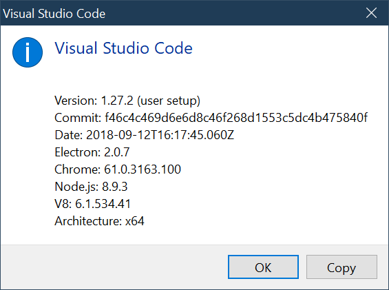 Unable to upgrade from 1.27.2 · Issue #60375 · microsoft/vscode · GitHub