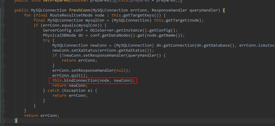 NonBlockingSession#freshConn will leak the old connection when using XA Transaction · Issue ...