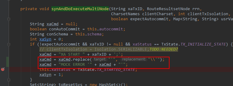 When MultiNodeQueryHandler send multiple sql statements to mysql, if the middle part failed to ...