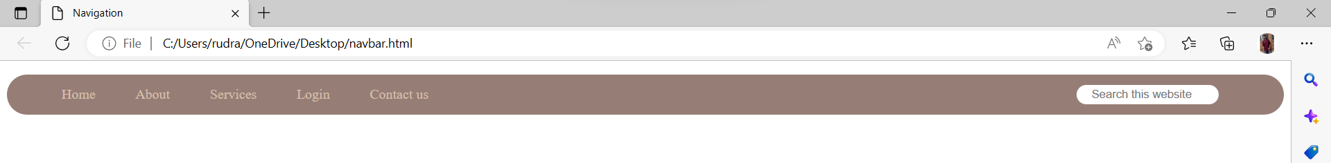 GitHub - Kesarwani-aditi/NAVBAR