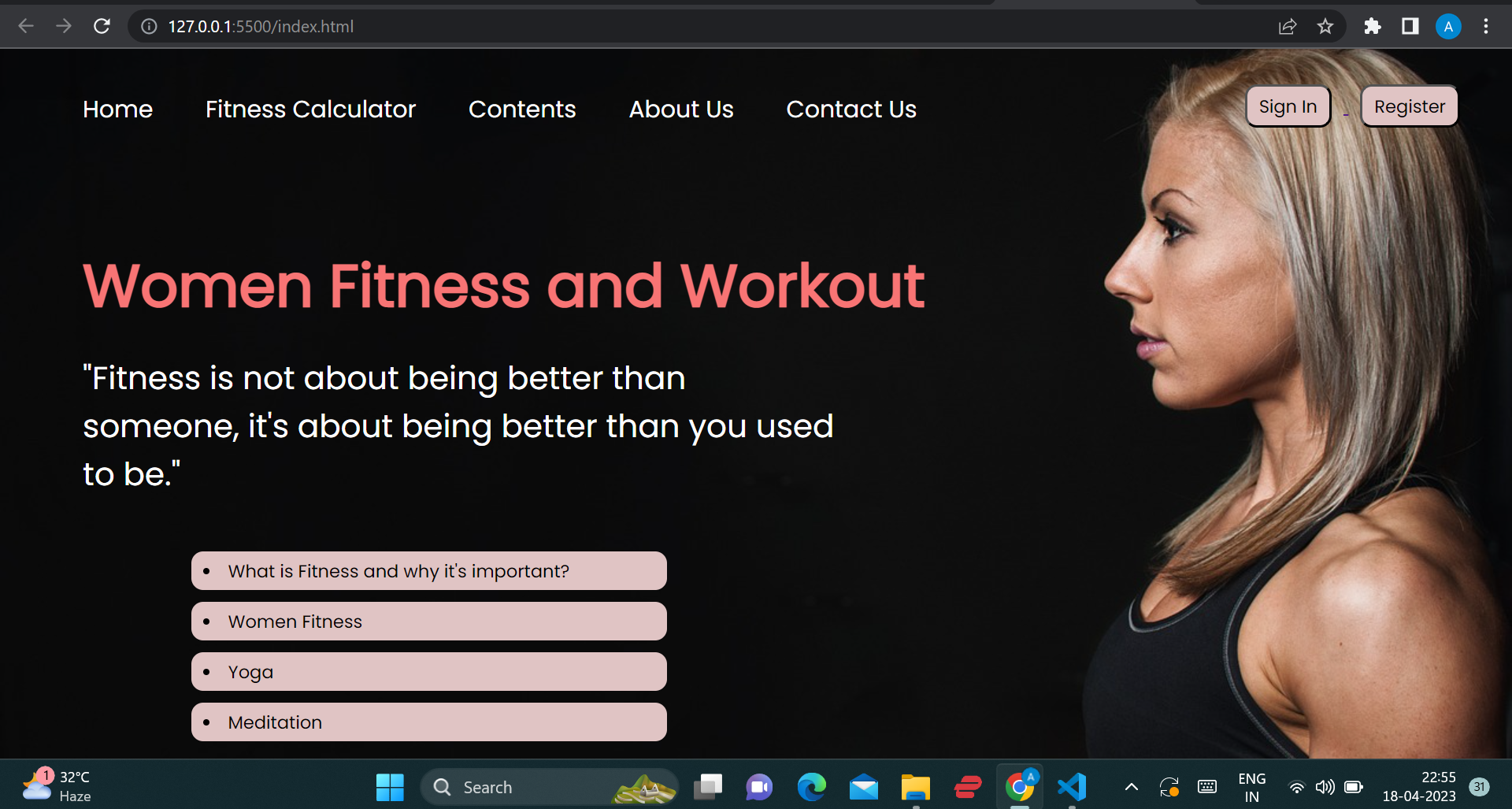 GitHub - Kesarwani-aditi/Women_Health_Calculator