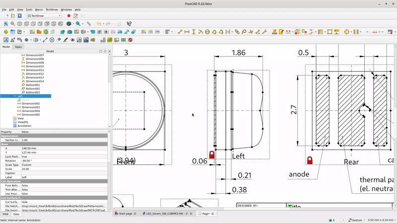 [Problem] TechDraw Add cosmetic arc tool doesn't position correctly · Issue #11310 · FreeCAD ...
