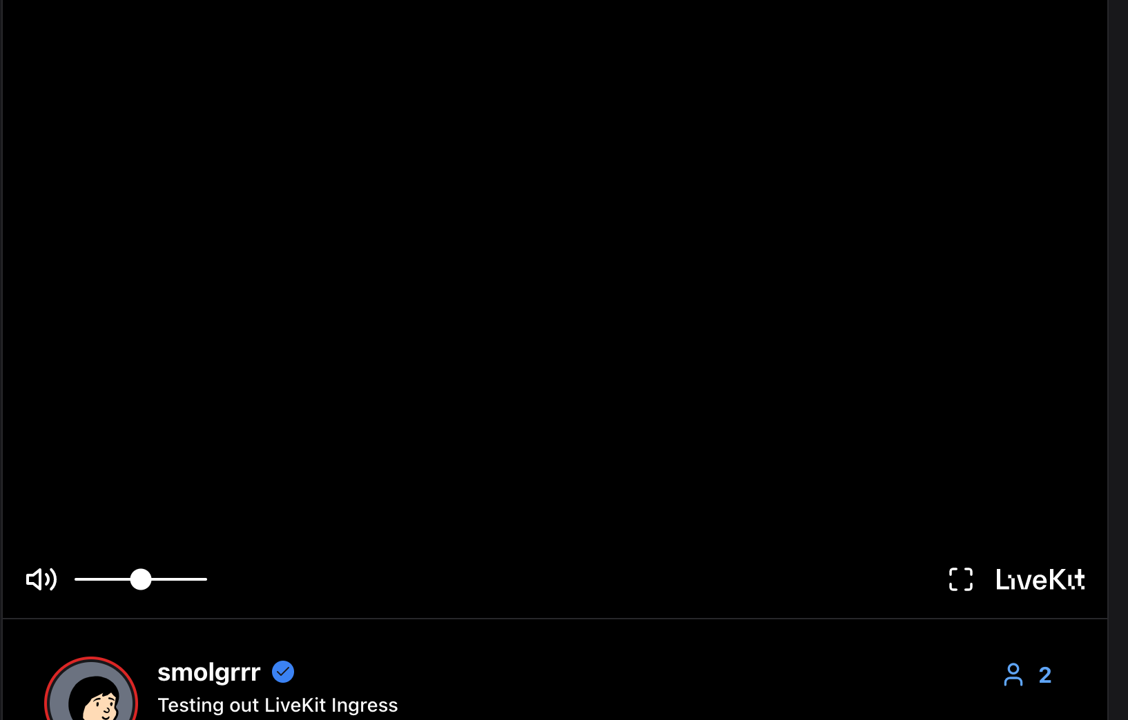 RTMP stream from OBS seems to be acknowledged, but never plays · Issue #5 · livekit-examples ...