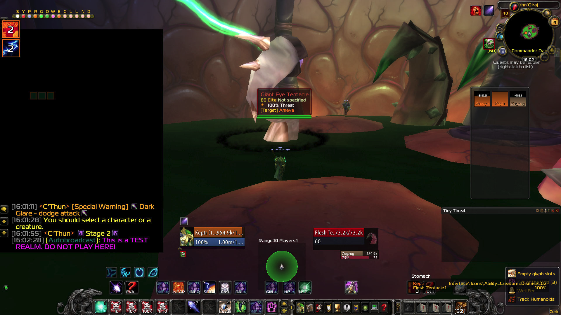 [PTR][AQ40] C'Thun giant eye tentacle can be spawned in his stomach · Issue #4224 · chromiecraft ...