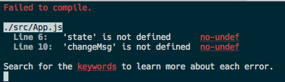 Errors with arrow function declarations in class component after upgrading eslint to > 4.0 ...