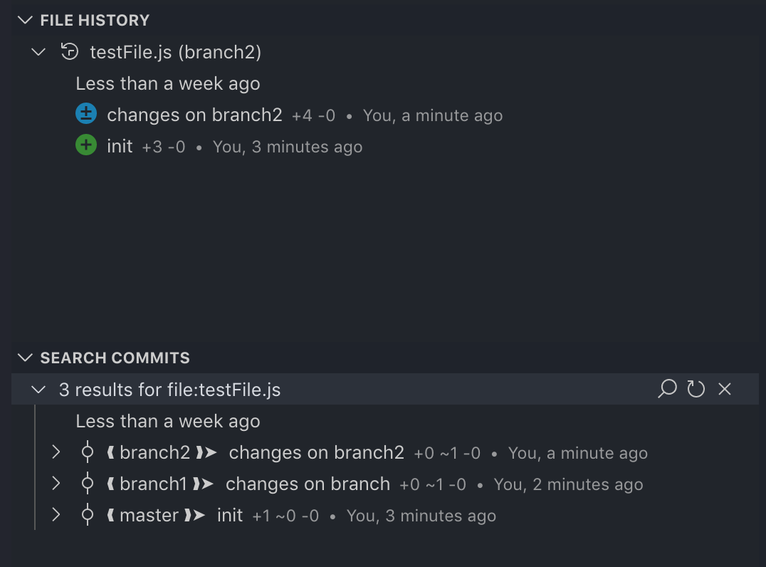 File History Across Branches · Issue 974 · Gitkrakenvscode Gitlens