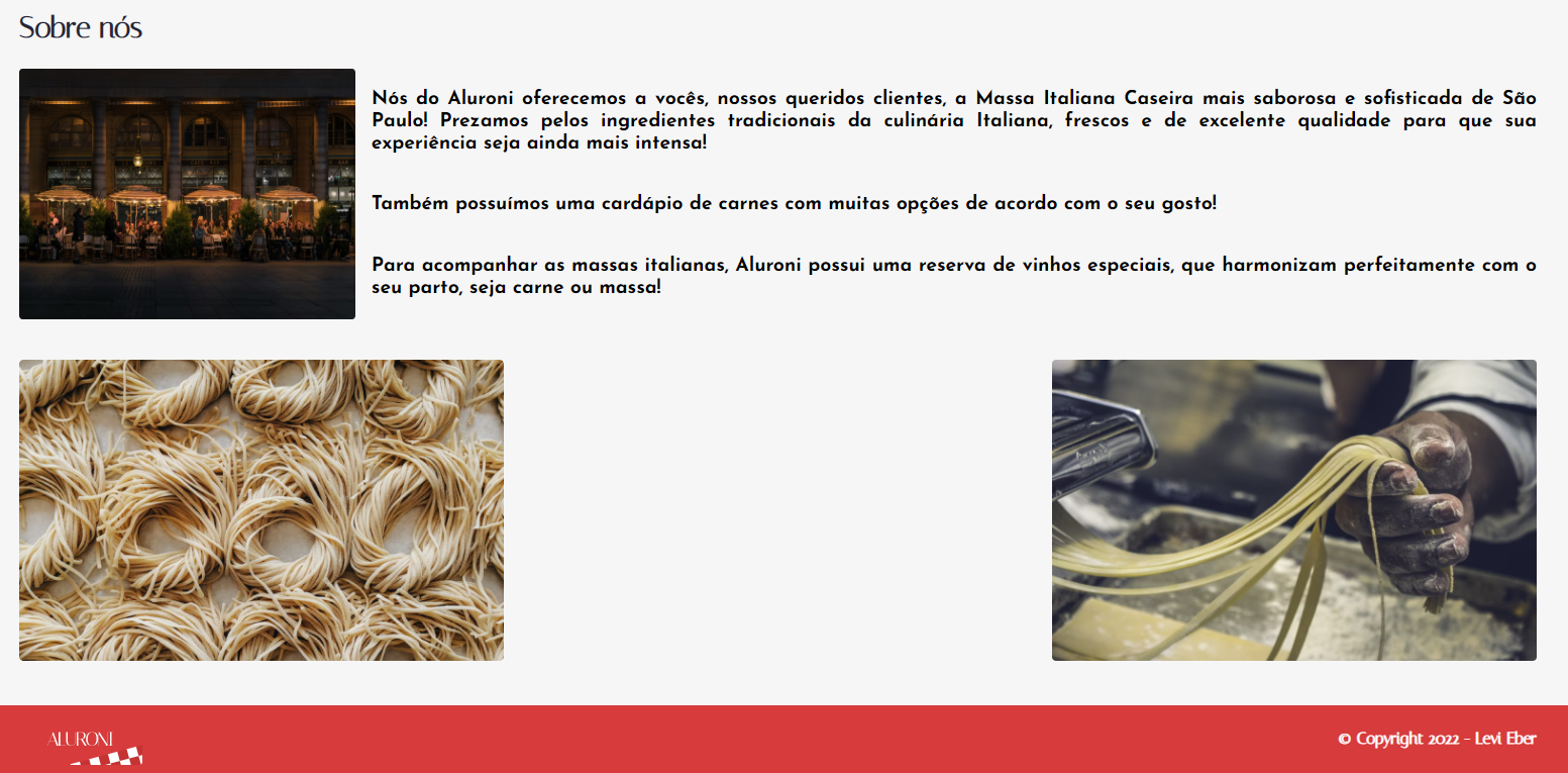 GitHub - Levieber/aluroni: Uma fictícia casa de massas para treinar React com Typescript