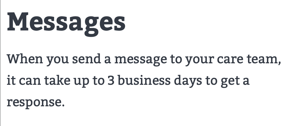 Content and IA Request from MHV Secure Messaging: Patient safety ...