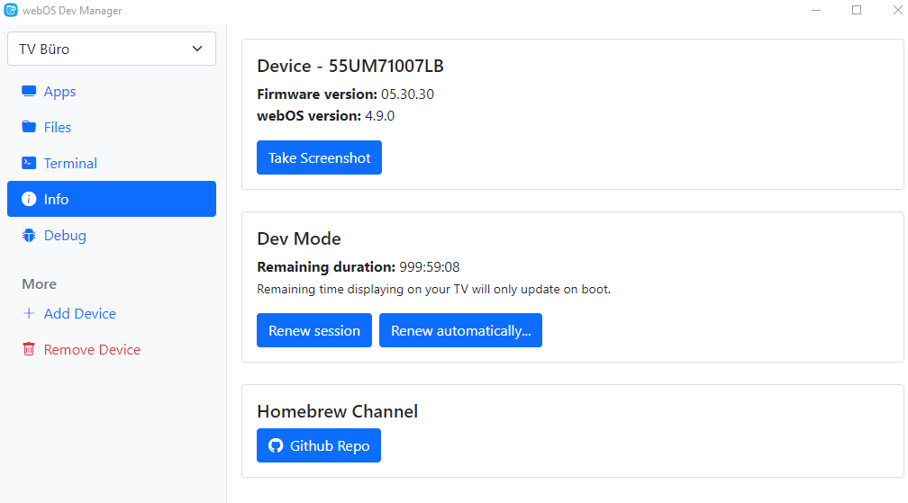 What happened to "Renew Session" in v1.10? · Issue #86 · webosbrew/dev-manager-desktop · GitHub