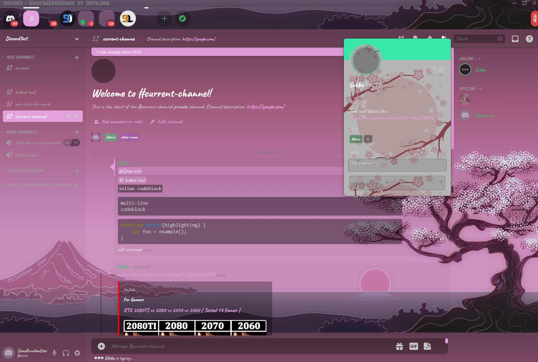 GitHub - FlameyyOnXTC/Japanese-landscape: I like to design discord ...