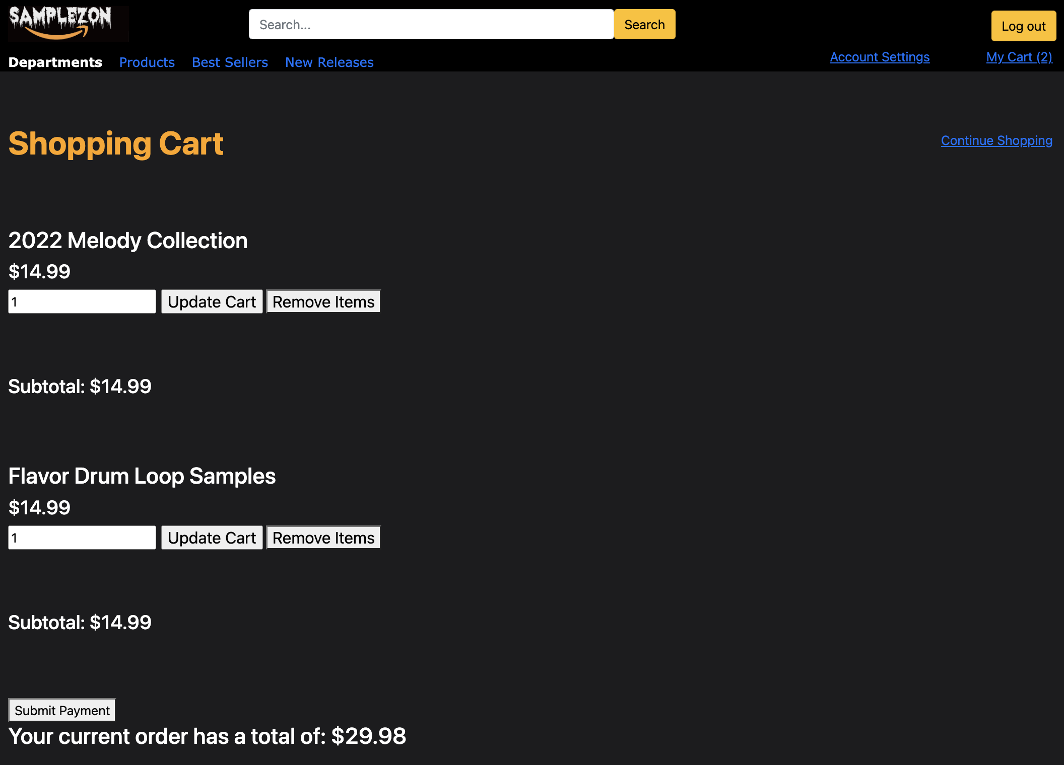 Github Sapmike Amazon Clone