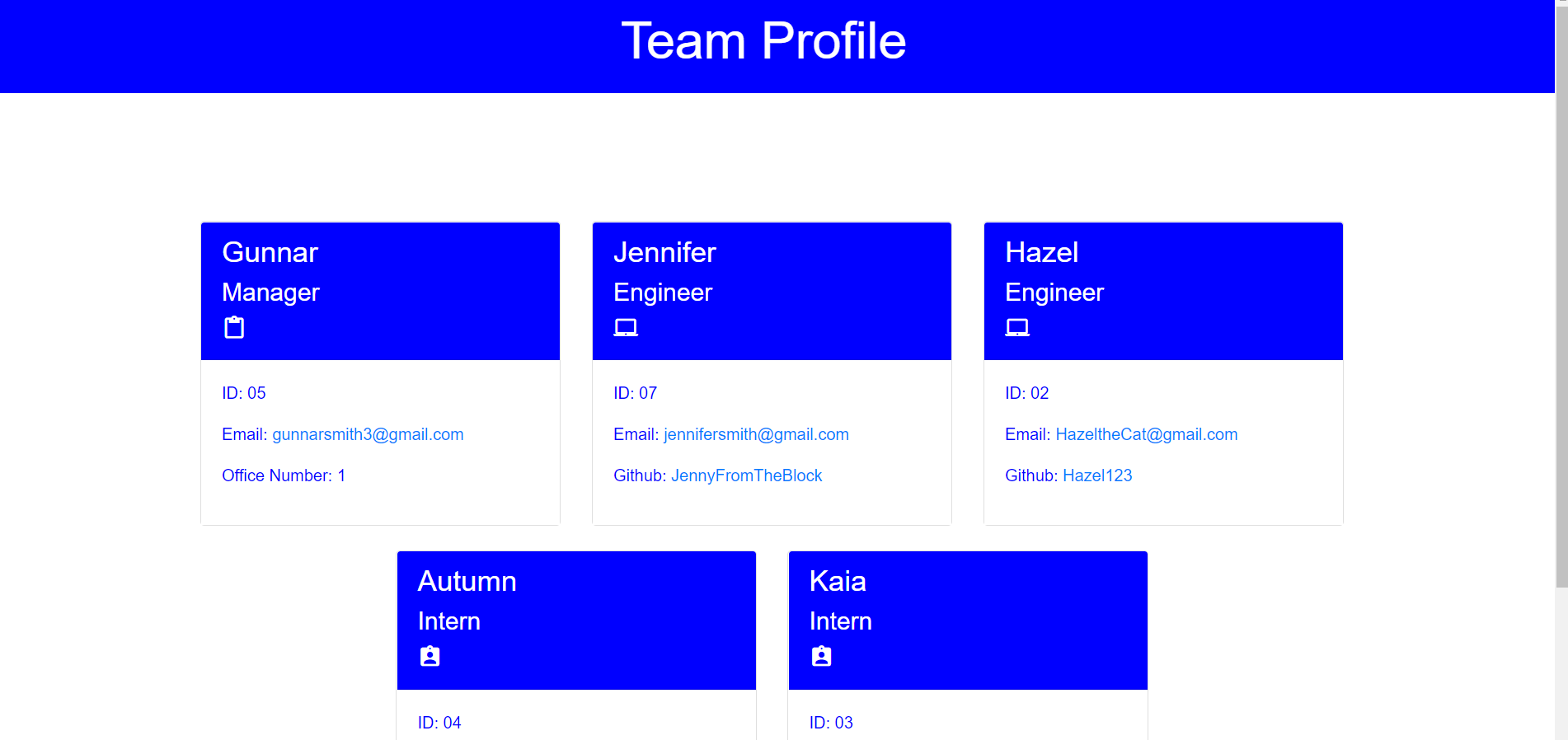 GitHub - GunnarSmith2/Team-Portfolio-Generator