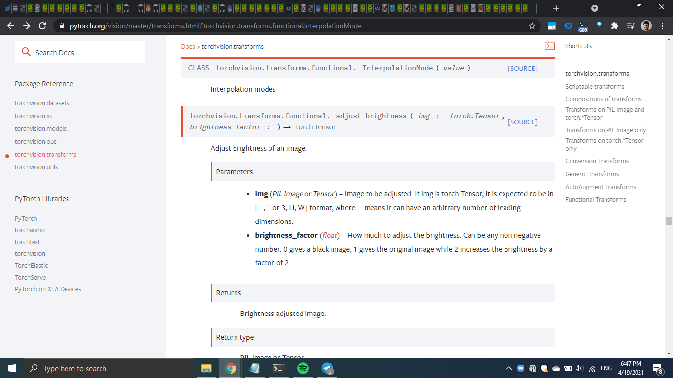 Docs Interpolation Modes Are Not Rendered · Issue 3690 · Pytorchvision · Github