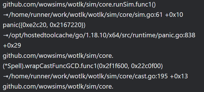 Crash report · Issue #3366 · wowsims/wotlk · GitHub