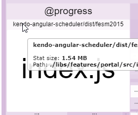 @progress/kendo-angular-scheduler is not treeshakeable · Issue #3637 · telerik/kendo-angular ...