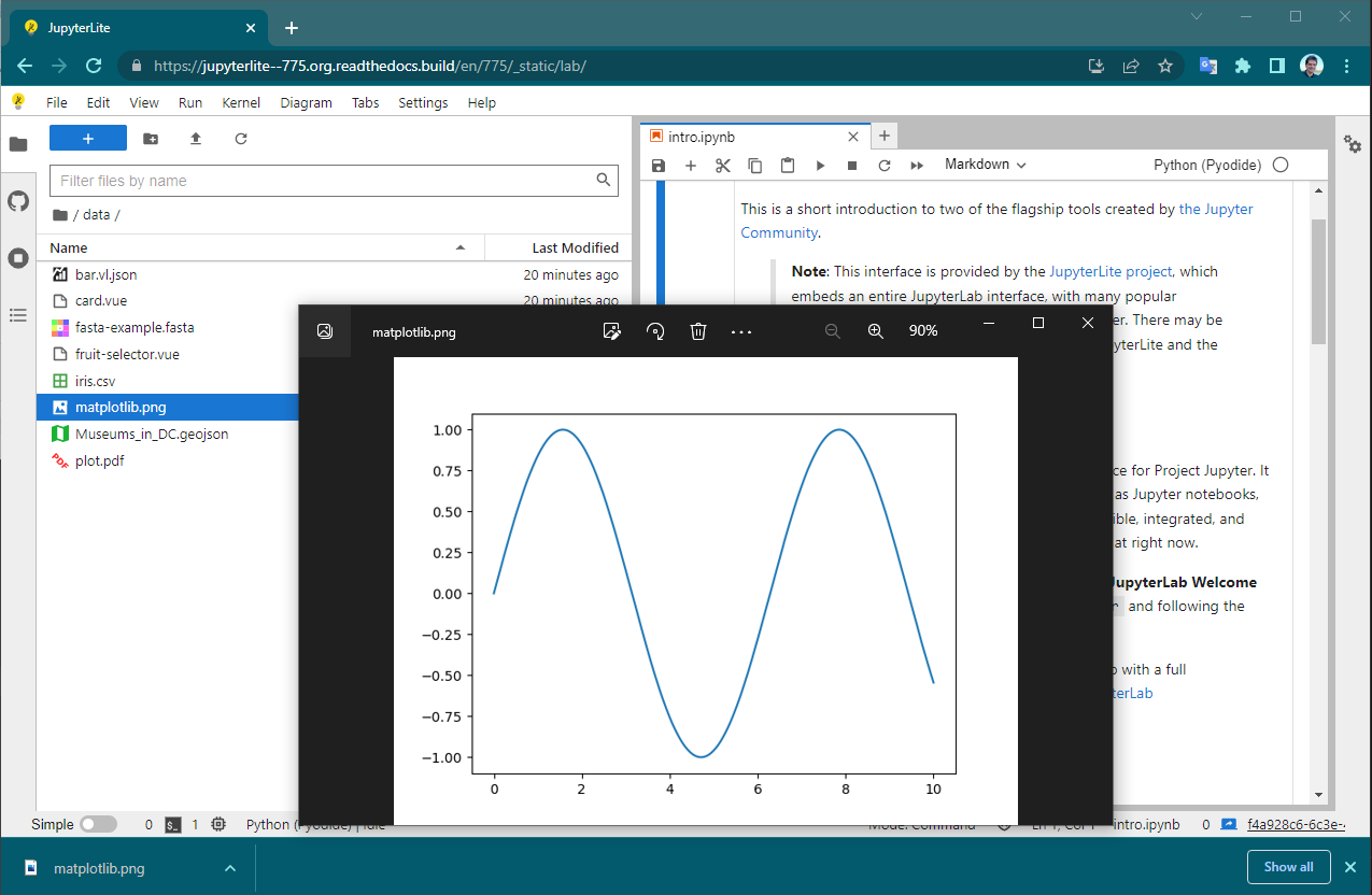 Download Binary File From The Ui Does Not Work · Issue 676 · Jupyterlite Jupyterlite · Github