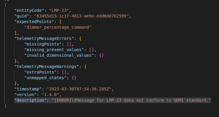 TELEMETRY-VALIDATION-UDMI-PAYLOAD-ERROR · Issue #994 · google/digitalbuildings · GitHub