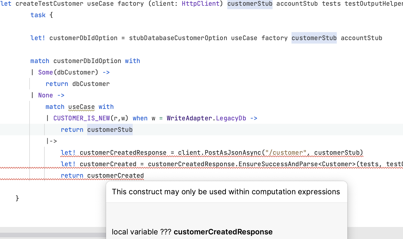 Match Expressions Missing Inside Task Ce Confusing Error · Issue 15748 · Dotnetfsharp · Github 1661