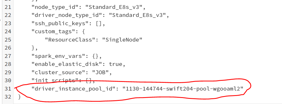 [ISSUE] Issue with `databricks_job` resource when trying to switch instance pool to node type in ...