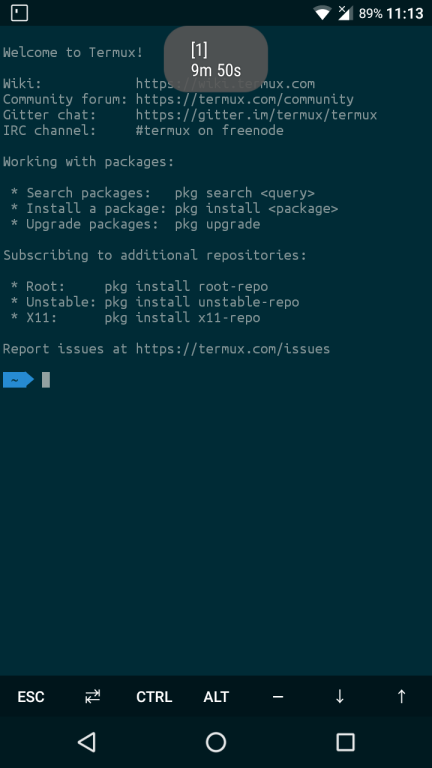 Option to disable/customise heads-up notification for background sessions · Issue #1147 · termux ...