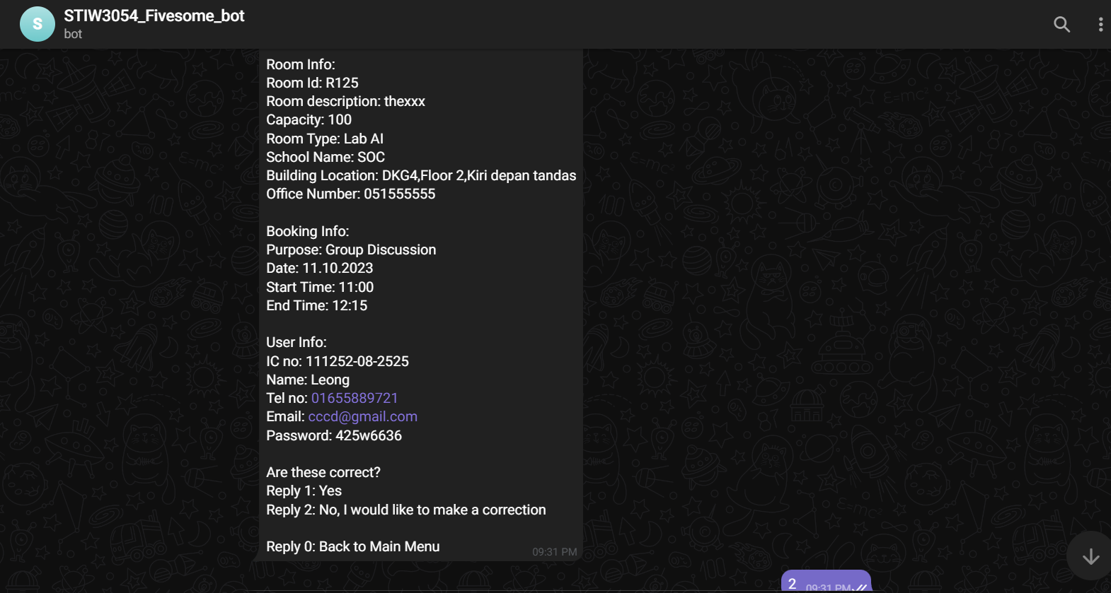 GitHub - HngZiLing/TelegramBot