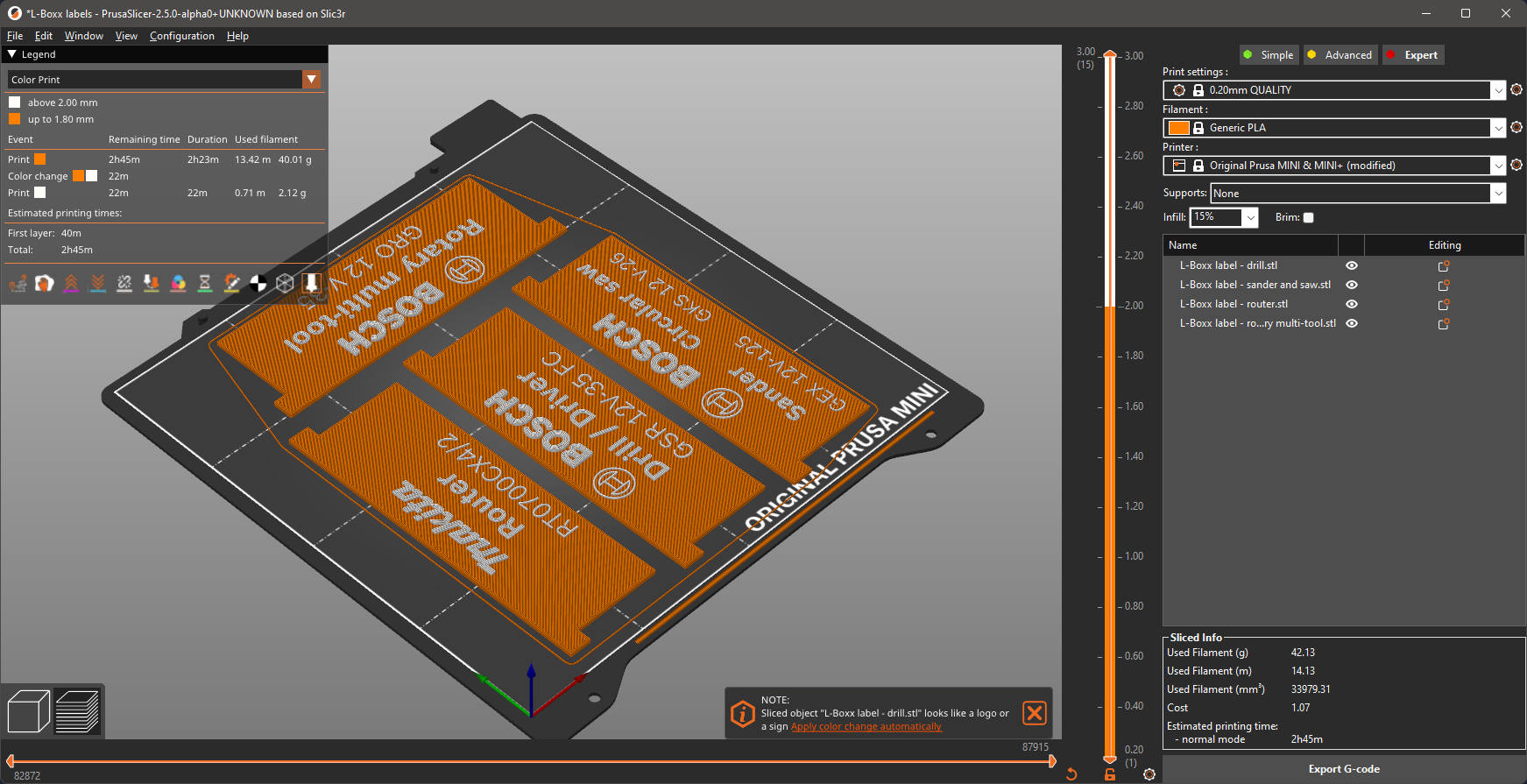 Inconsistent number of layers produced for same part height depending on overall model height ...