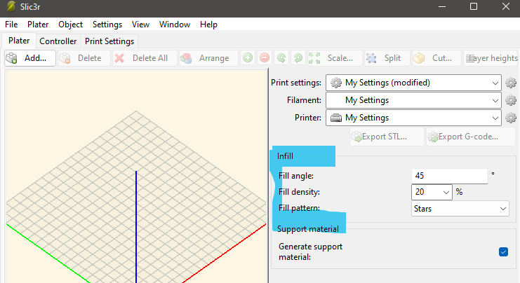UI: add "Fill pattern" ListBox on the Plater tab (i.e. just next to "Infill percentage" ListBox ...