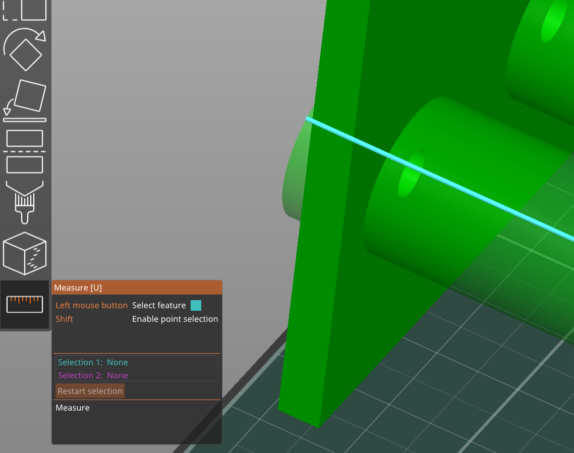 Measurement cannot be take through modifier · Issue #10642 · prusa3d/PrusaSlicer · GitHub