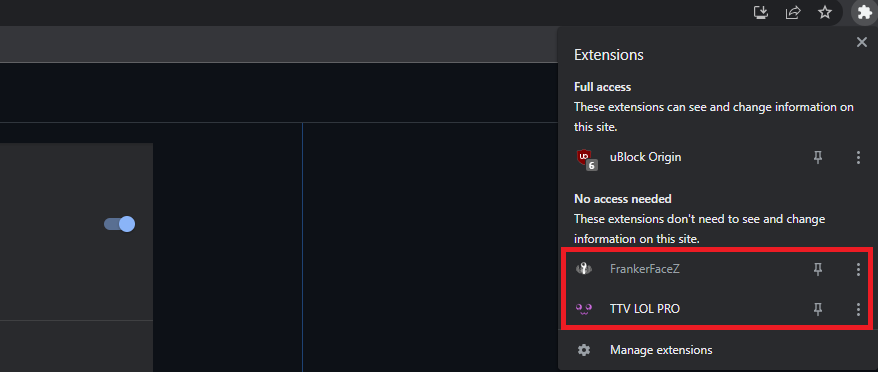 Chrome TTV LOL PRO v2 extension permissions. · Issue #189 · younesaassila/ttv-lol-pro · GitHub