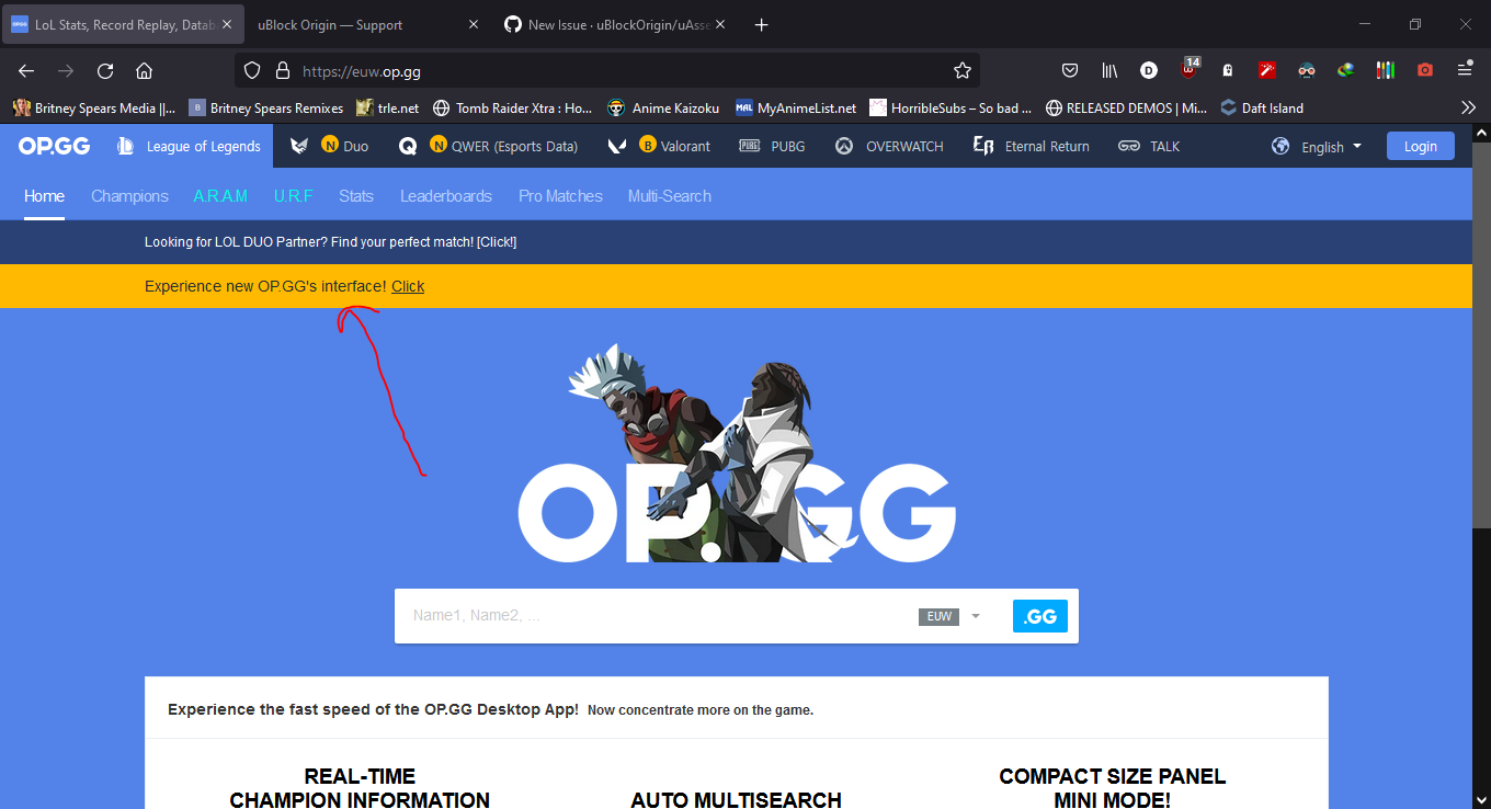euw.op.gg: breakage · Issue #12898 · uBlockOrigin/uAssets · GitHub