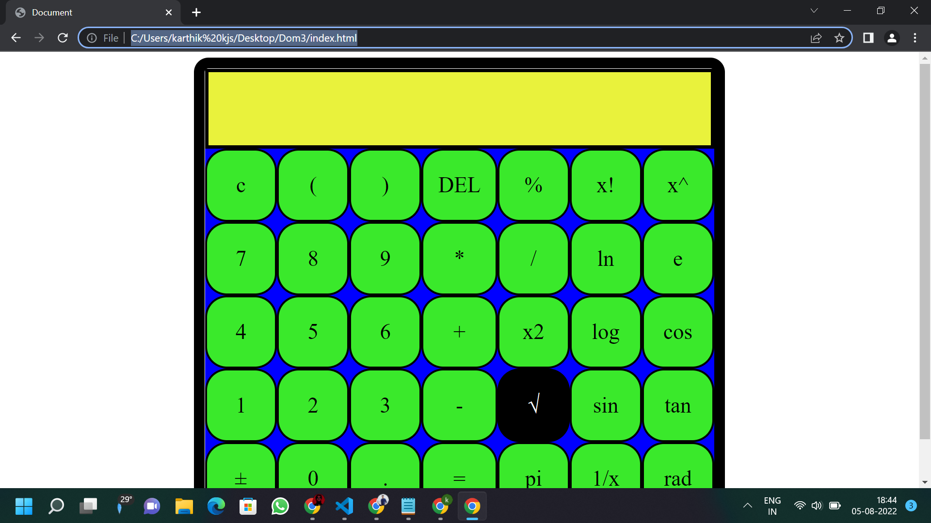 GitHub - karthikgeek1/Scientific-calculator