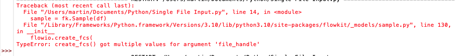 Cannot Use Pandas Dataframe With Fk Sample · Issue 98 · Whitews Flowkit · Github