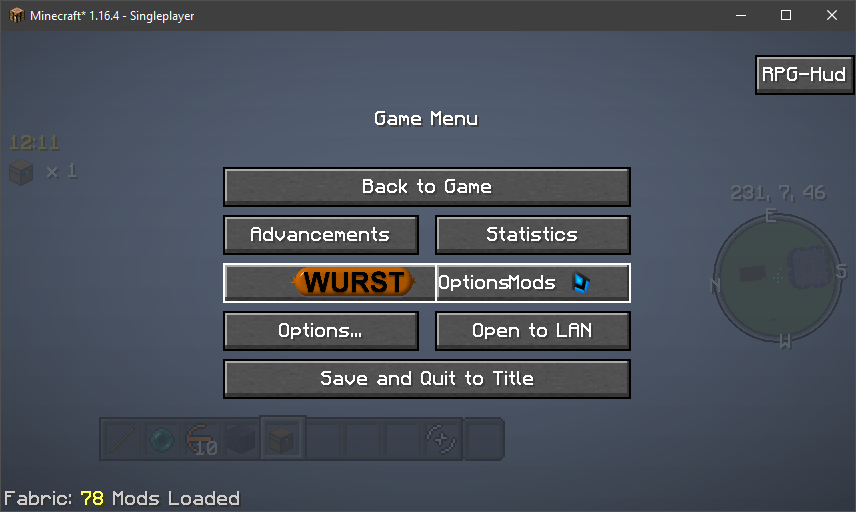 Add Support for ModMenu and Better Mod Button · Issue #291 · Wurst-Imperium/Wurst7 · GitHub