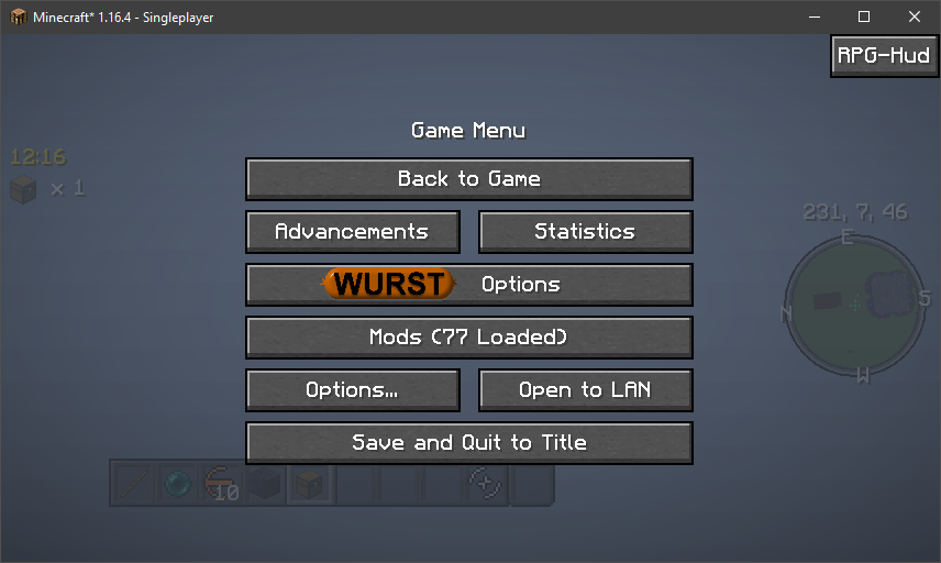 Add Support for ModMenu and Better Mod Button · Issue #291 · Wurst ...
