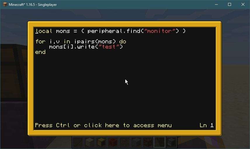 ComputerCraft: Restitched Monitors display black panel · Issue #677 · IrisShaders/Iris · GitHub
