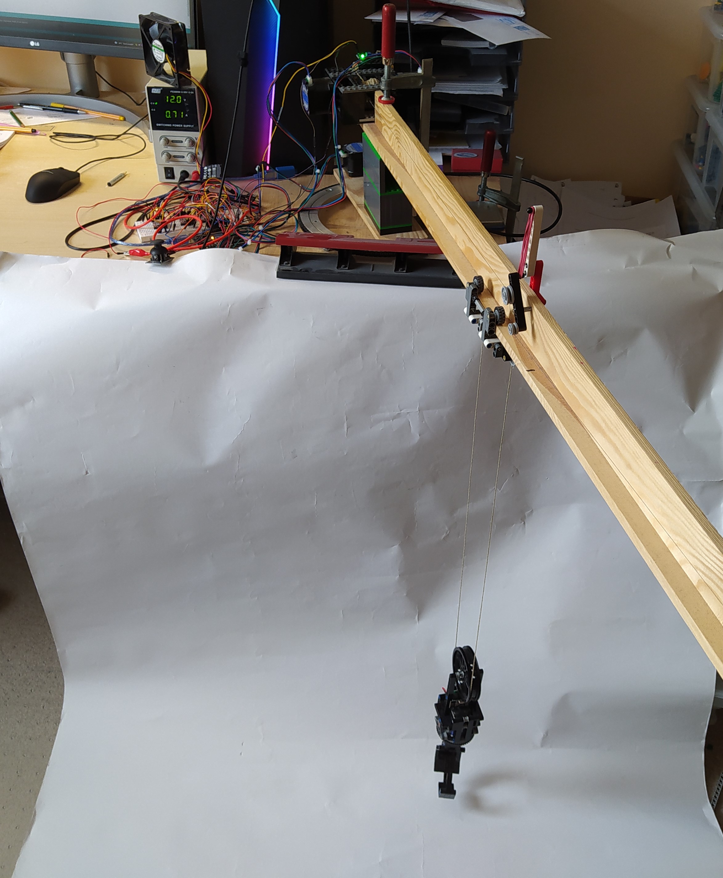 GitHub - jonasnebl/CraneRemote: Joystick and Anti-Sway control for a model crane. Oscillations ...