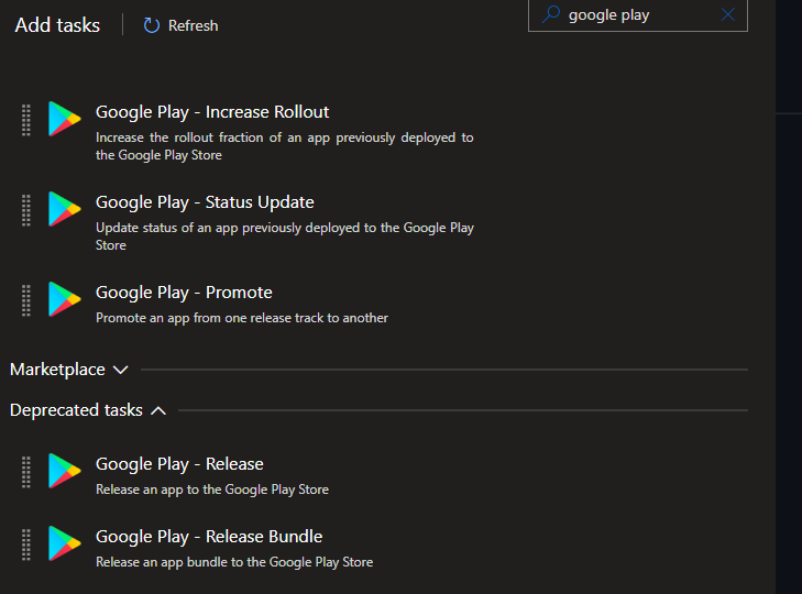 Classic Release Task is Deprecated? · Issue #300 · microsoft/google-play-vsts-extension · GitHub