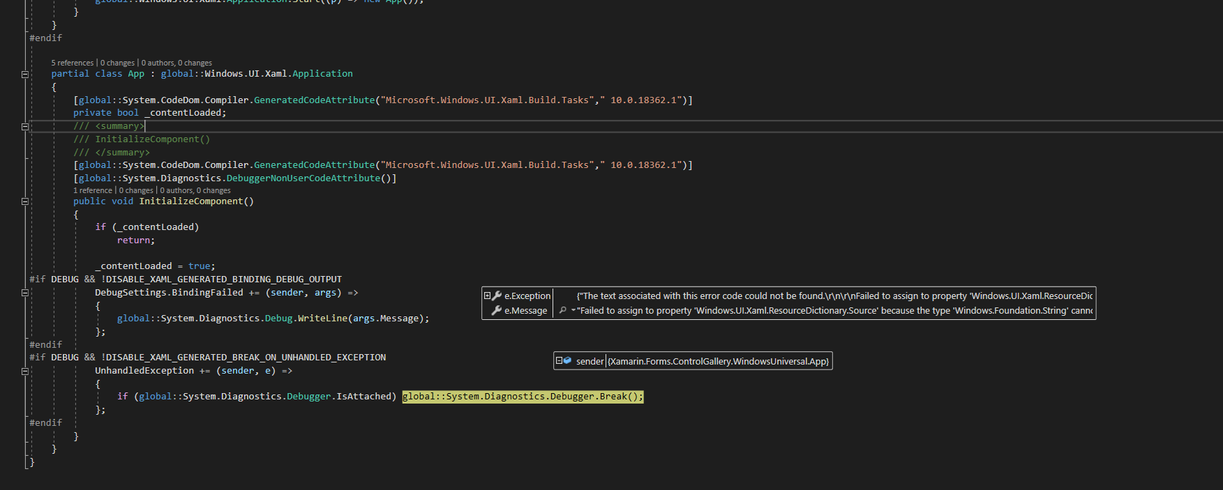 Bug Fix The Contolgallery For Uwp · Issue 11288 · Xamarinxamarin