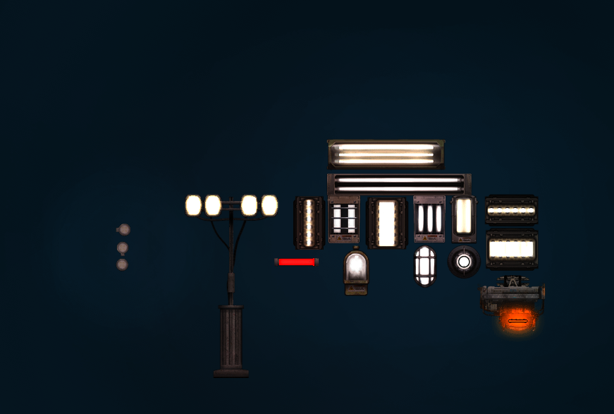 Lamps sprite light is always fully bright, despite the strength of ...