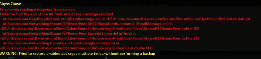 Bots spamming servers · Issue #11499 · FakeFishGames/Barotrauma · GitHub