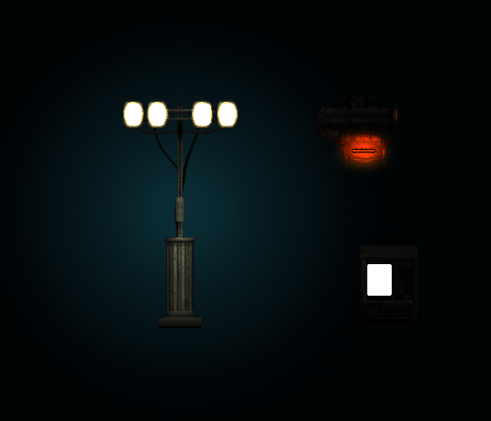 Lamps sprite light is always fully bright, despite the strength of ...