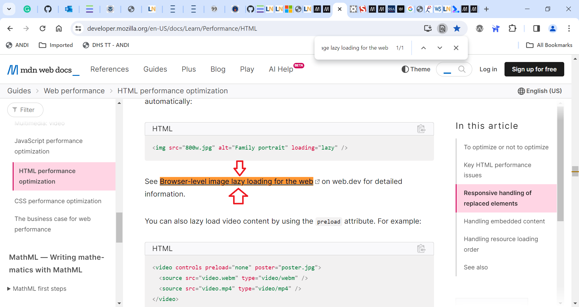 Broken Link of "Browser-level image lazy loading for the web" · Issue #29816 · mdn/content · GitHub