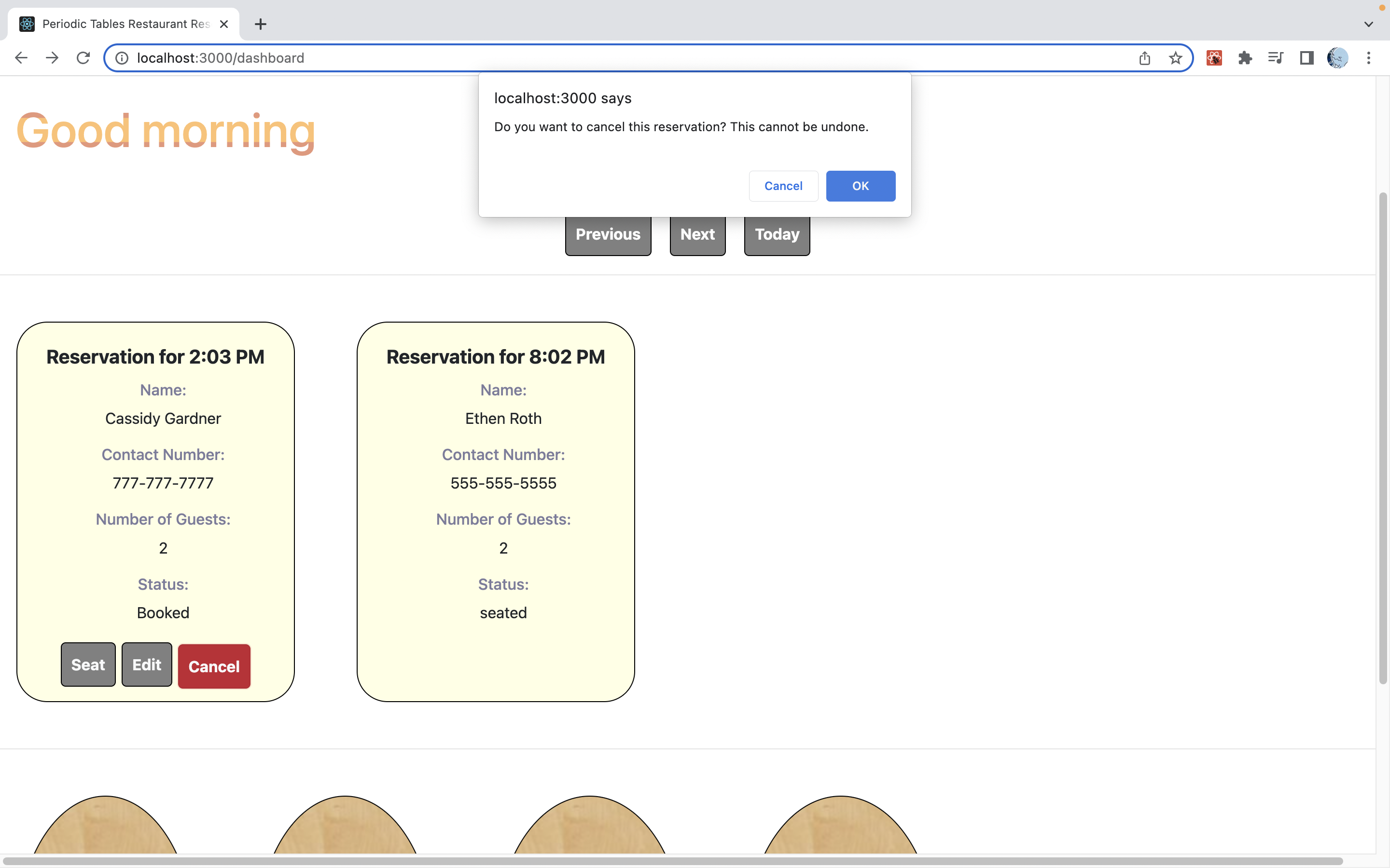 GitHub - EthenThinkful/Restaurant-Reservation-App: Manage your restaurant's reservations