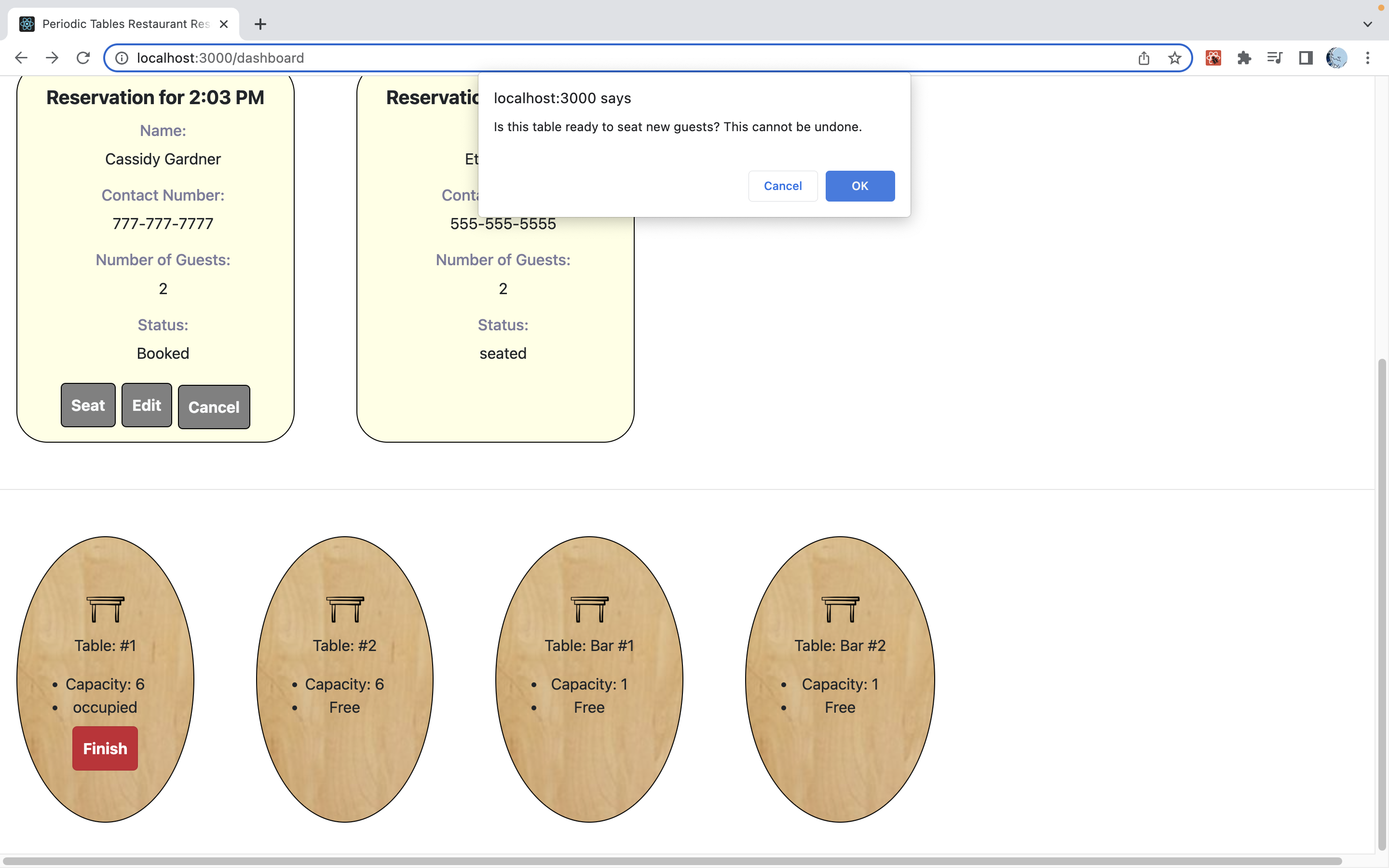 GitHub - EthenThinkful/Restaurant-Reservation-App: Manage your restaurant's reservations